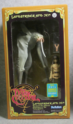 The Dark Crystal Landstrider & Jen figures Super 7 ReAction SDCC Ex ...