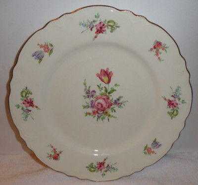HOMER LAUGHLIN PRISCILLA PATTERN Dinner plate Vintage 10 in dianeter | eBay