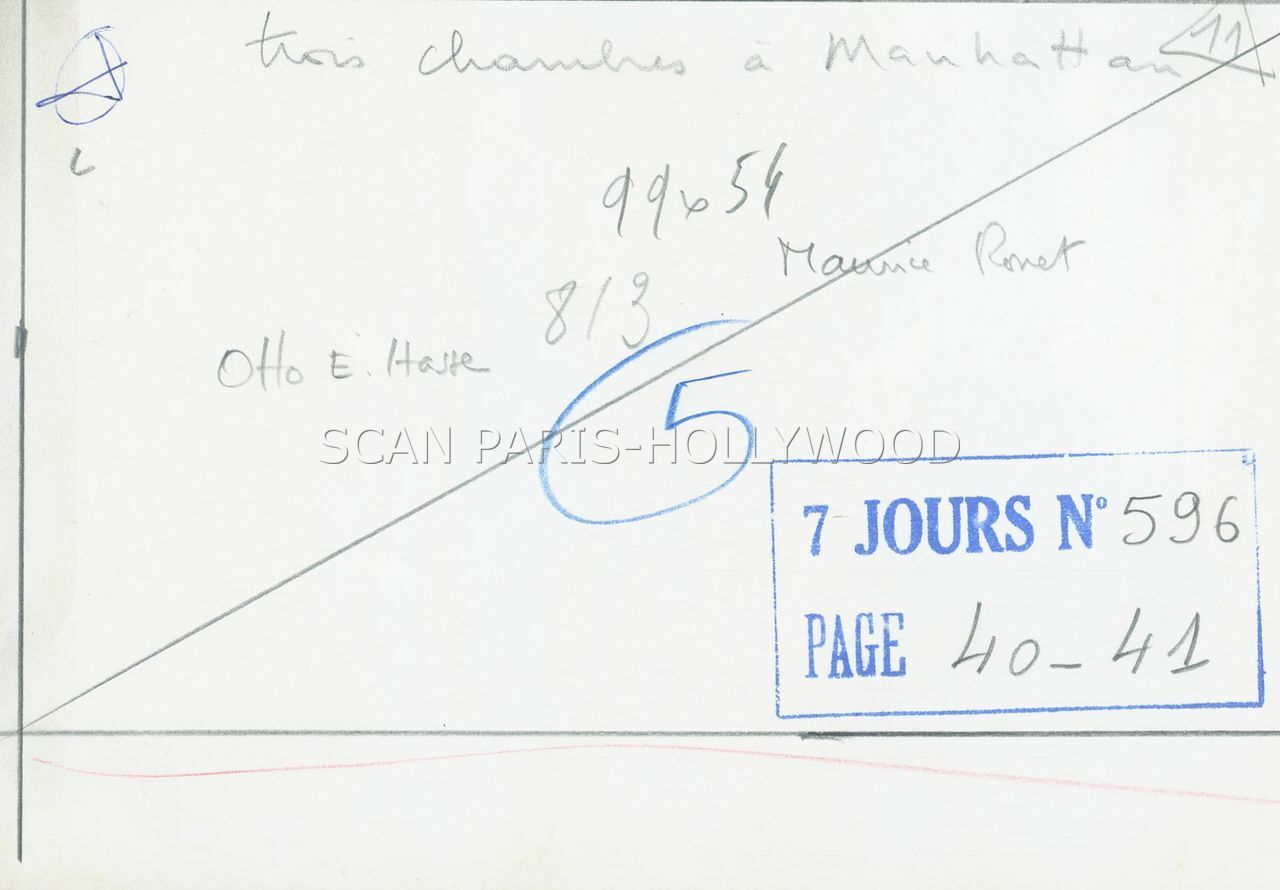 MAURICE RONET TROIS CHAMBRES A MANHATTAN 1965 PHOTO ORIGINAL #15 ...