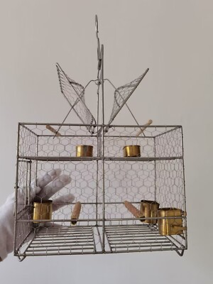 304 Stainless Steel Birdcage Repeating Trap Cage Hunting Escaped Bird ...