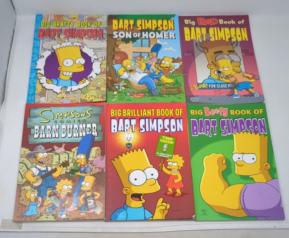 Lot Of 6 Simpsons / Bart Simpson Comic Books | eBay