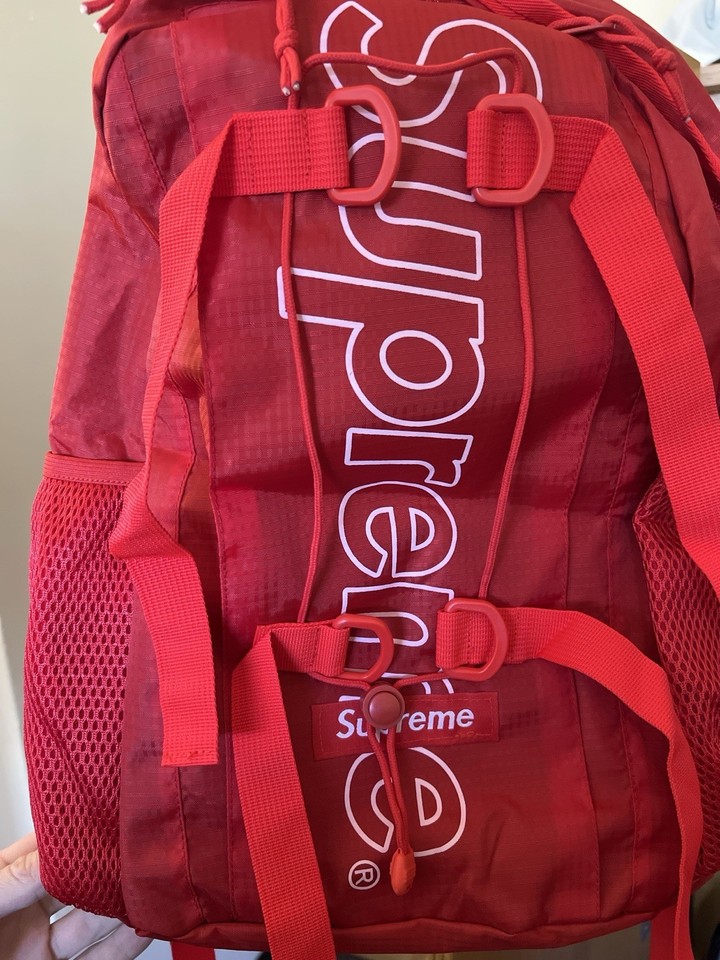 Supreme x Cordura FW18 Red Backpack. Authentic Brand New with Tags | eBay