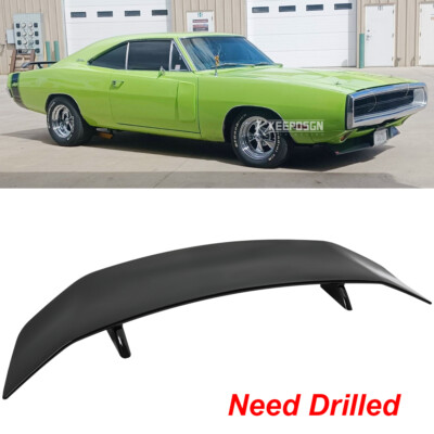 46" Rear Trunk Spoiler Racing Tail Wing For Dodge Charger 68 69 1970 ...