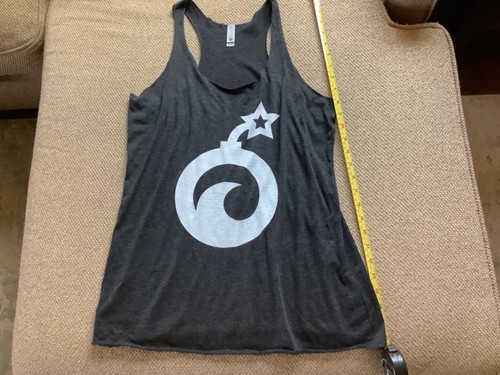 TSUNAMI BOMB rare black vintage 2000's size Large Tank Top punk band ...