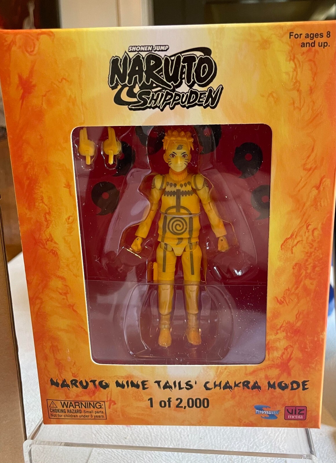 2012 SDCC Exclusive Naruto Shippuden Nine Tails Chakra Mode Figure ...