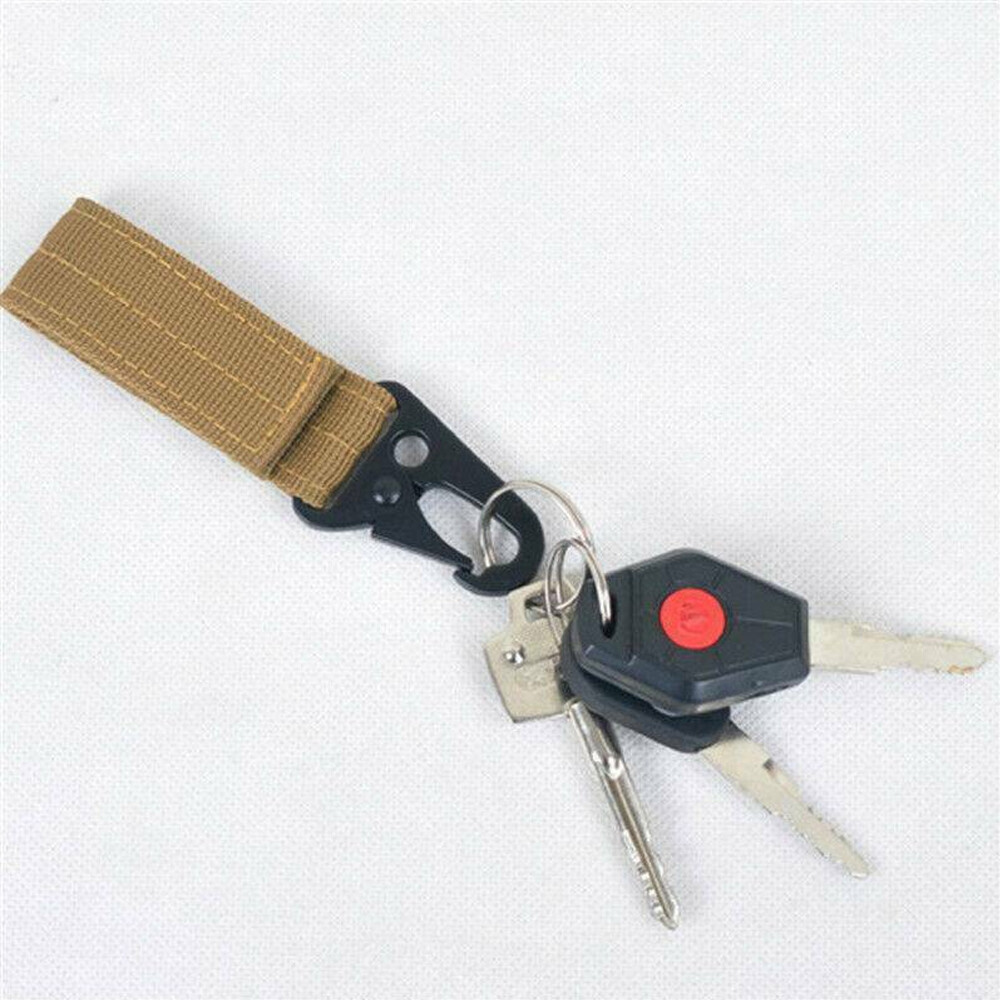 UP5x Nylon Key Hook Hanging Belt Webbing Strap Buckle Carabiner Molle ...