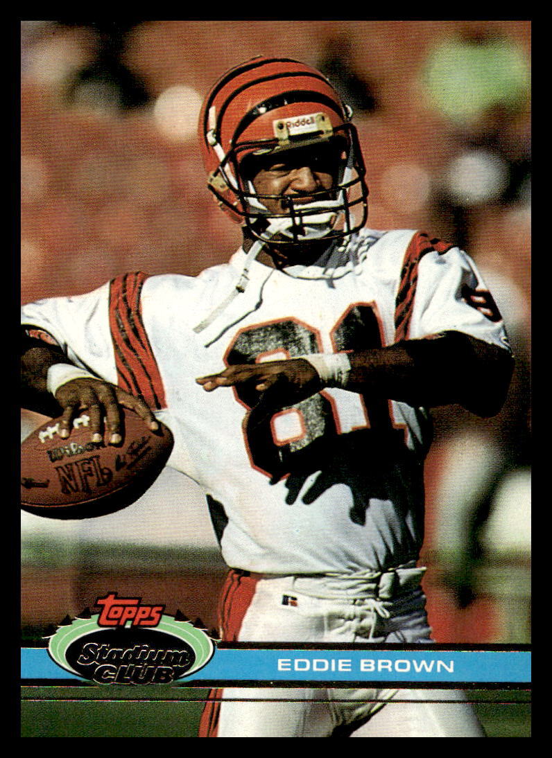 1991 Stadium Club #403 Eddie Brown Cincinnati Bengals | eBay