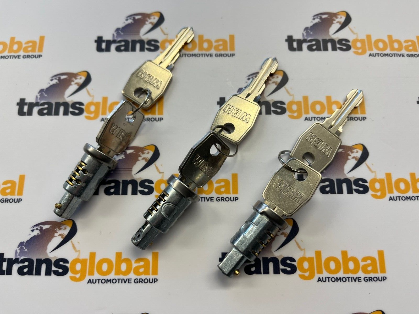 Door Lock Barrel Set x3 86-01 Land Rover Defender 90 110 127 130 OEM ...