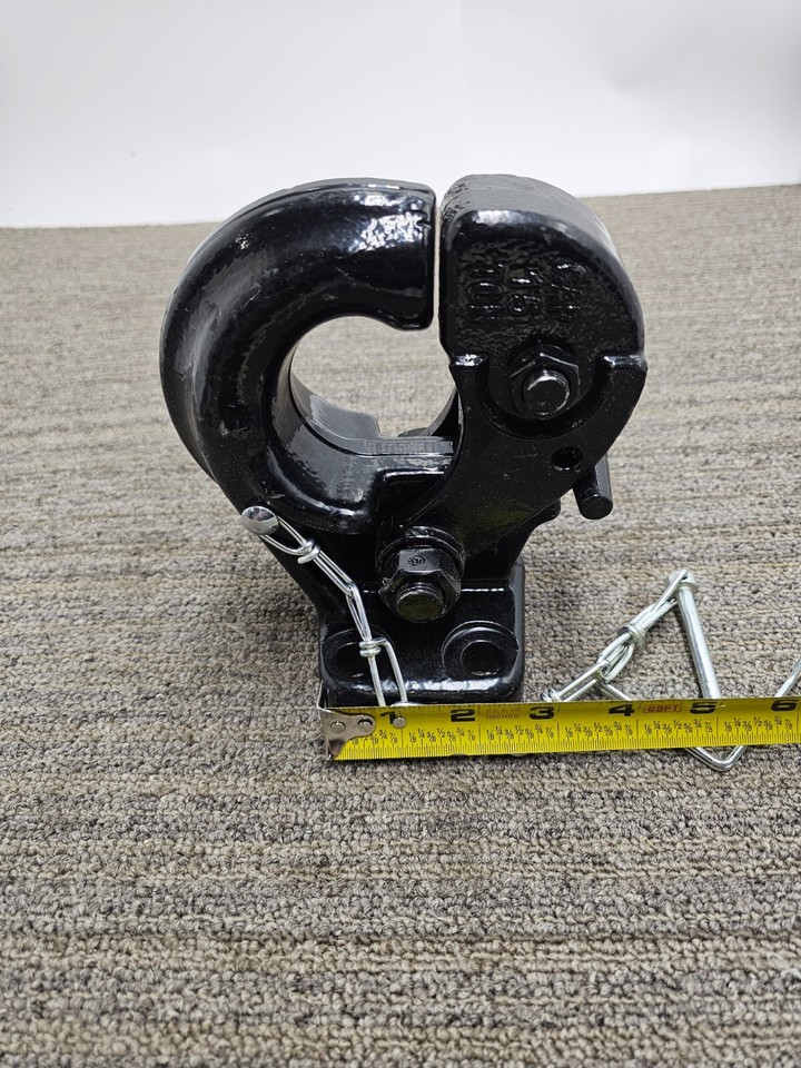 Heavy Duty Capacity 15 Ton Pintle Hook Rigid Mount Towing Trailer Hitch ...