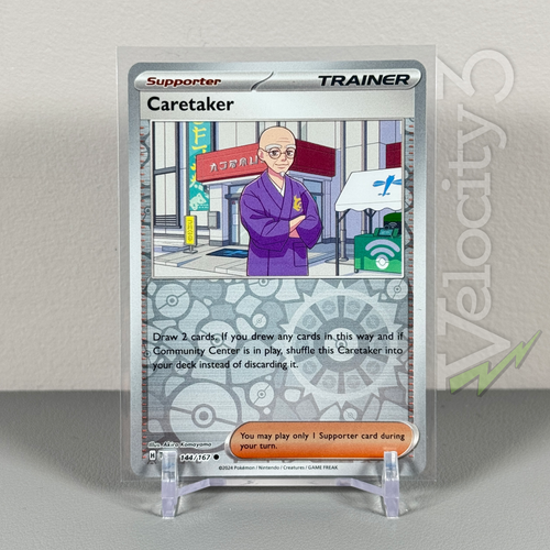 Pokemon TCG Supporter Card: CARETAKER 144/167 Reverse Holo | Common ...