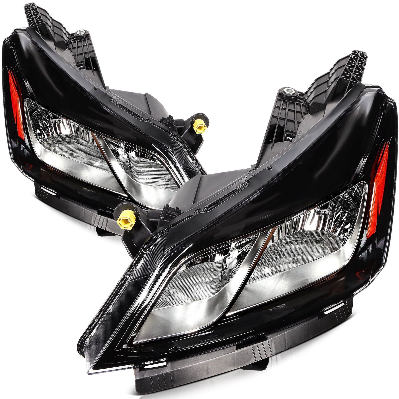 PAIR/2PCS For 2013-2017 Chevrolet Chevy Traverse Headlights Headlamps ...