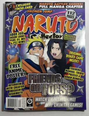 Naruto Collector Magazine Winter 2007 2008 Shonen Jump Comic Issue ...