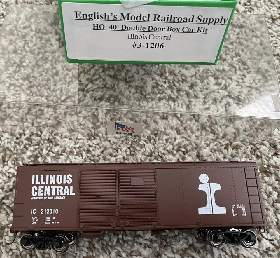 Bowser 40' double door boxcar IC #212010 Ready to Run HO Scale OOP | eBay