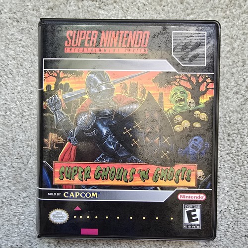 Super Ghouls'n Ghosts (Nintendo SNES 1991) Tested and Working With ...