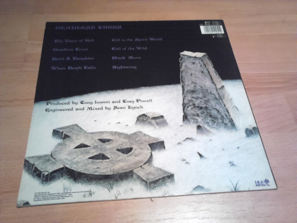BLACK SABBATH - HEADLESS CROSS - VINYL LP 1989 IRS German 1 Press | eBay