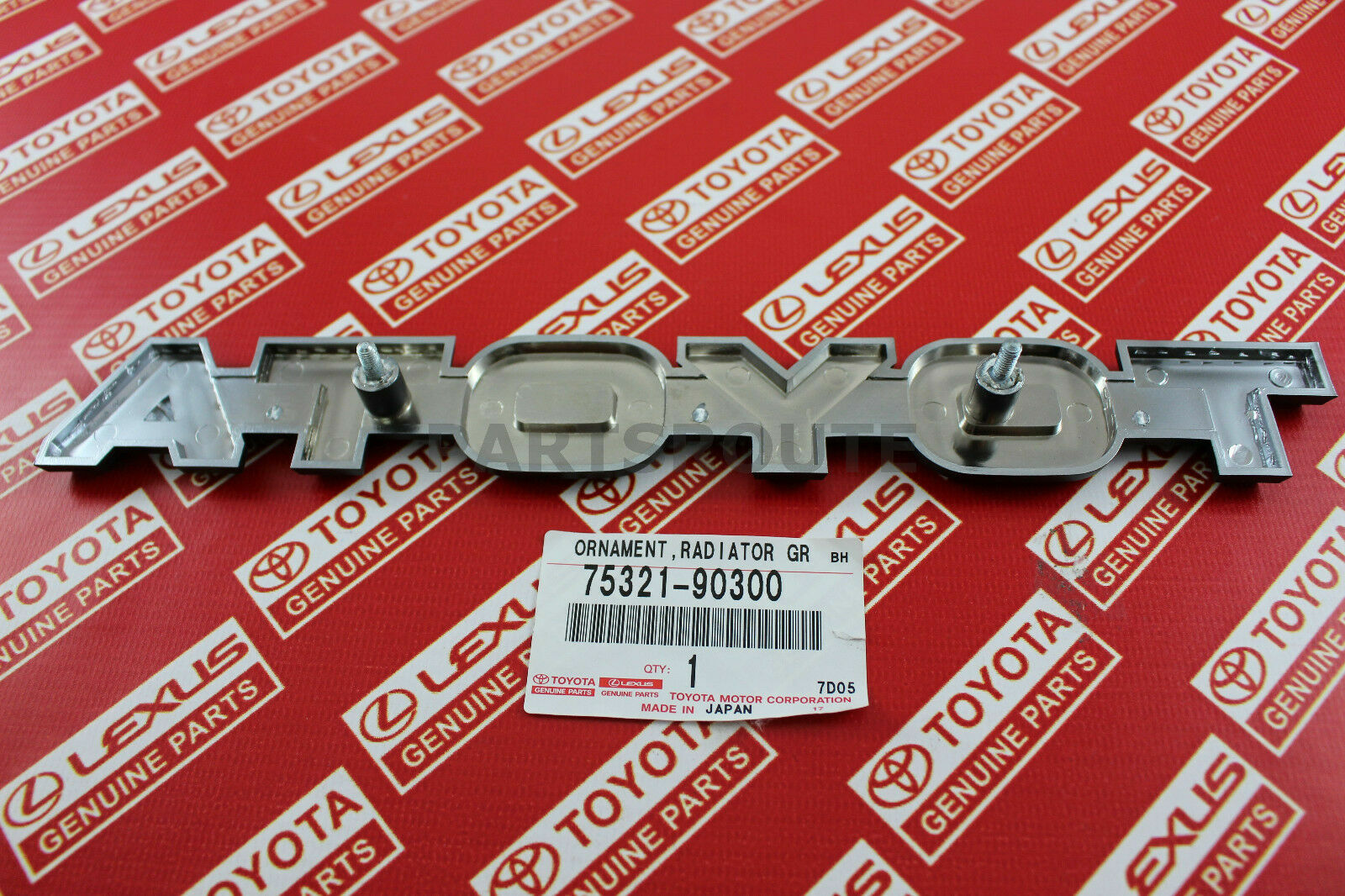 GENUINE OEM TOYOTA 73-80 LAND CRUISER FJ40 FJ55 FRONT PANEL EMBLEM ...