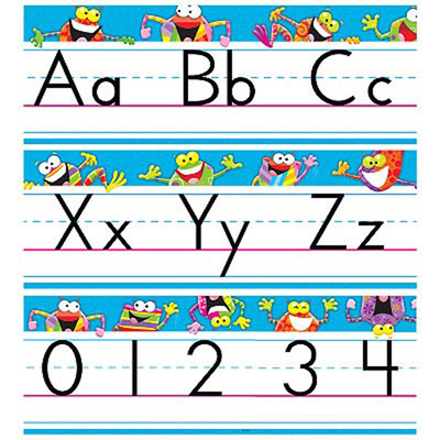 Frog-tastic ABC Alphabet Line School Classroom Display Border | eBay