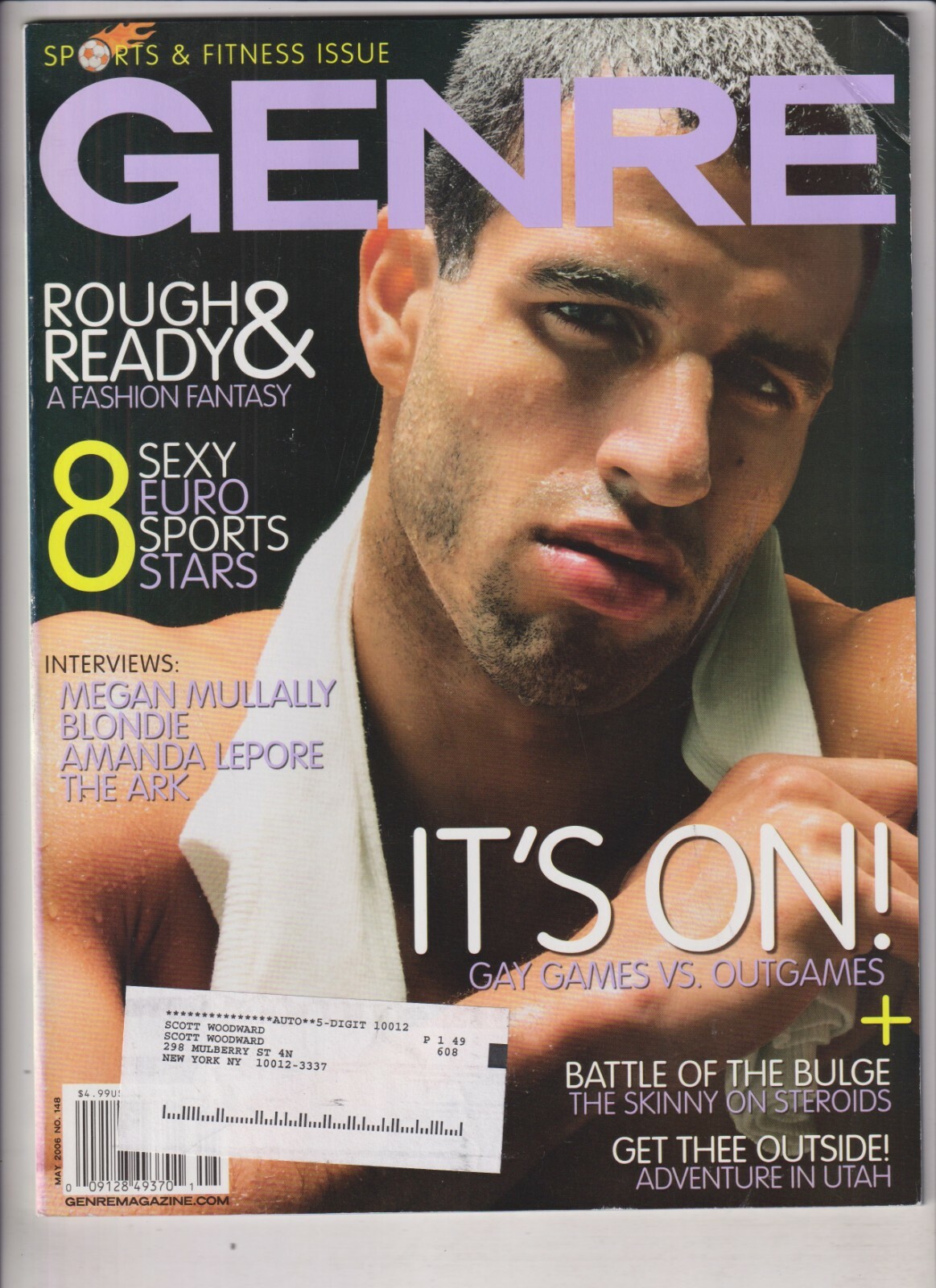 Genre Gay Fashion Mag Ben Majors Megan Mullally May 2006 031120nonr | eBay