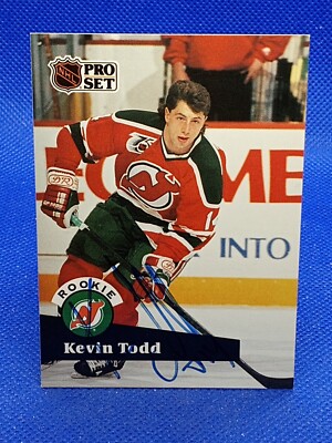 AUTOGRAPH AUTO Kevin Todd 1991-92 Pro Set #548 | eBay