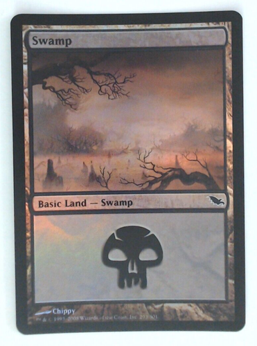 MTG Bling - Foil Basic Land - Swamp (293) - Shadowmoor -i53 | eBay