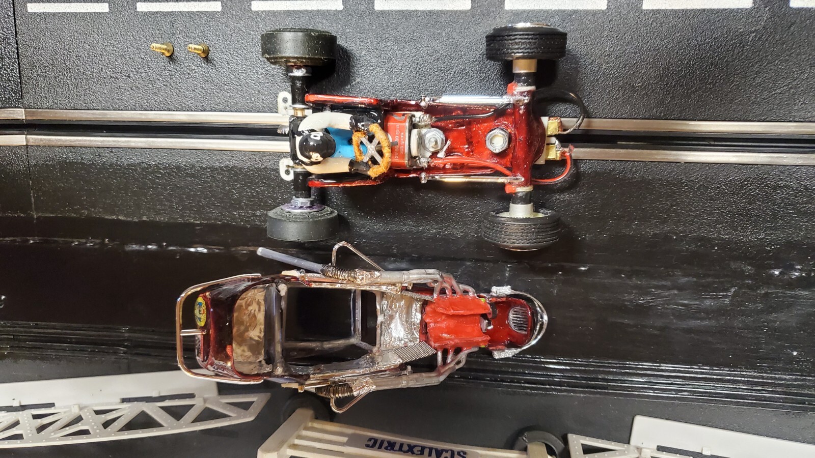 Monogram Dirt Track Midget Racer Slot Car 1/24 Scale Crazy 8 Sprint Cup ...