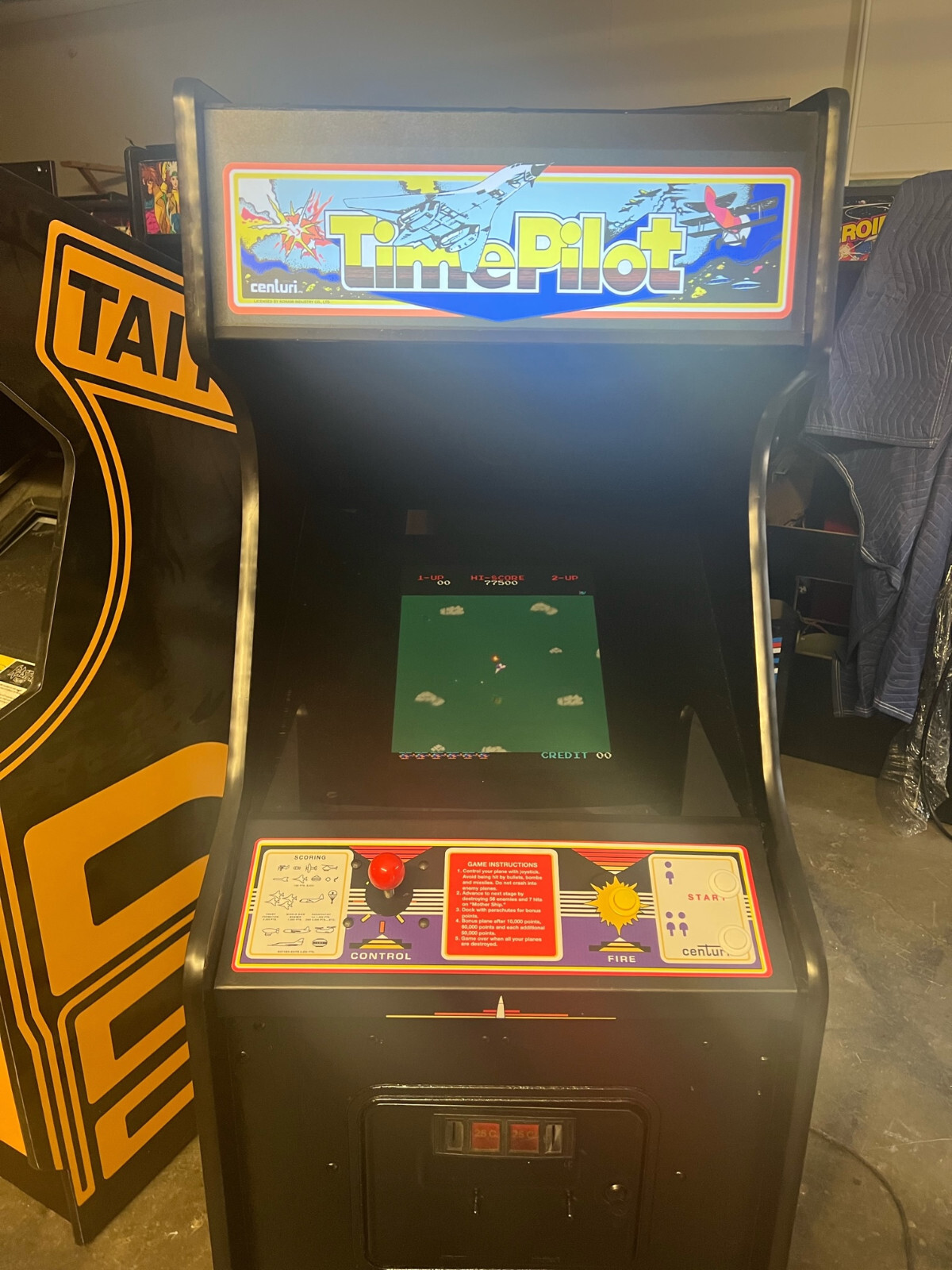 TIME PILOT ARCADE MACHINE by CENTURI 1982 (Excellent Condition) | eBay