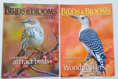 Birds & Blooms Magazines VINTAGE Lot 2 Back Issues 2009 Bird Watching ...