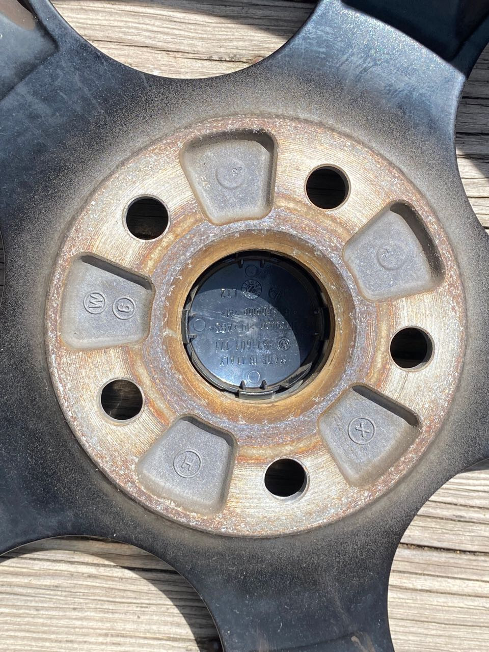 Genuine Set of 4 VW Detroit Aluminum Wheel Rims. Golf GLI GTI Jetta ...