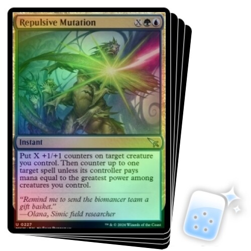 FOIL REPULSIVE MUTATION X4 Murders At Karlov Manor MKM Magic MTG MINT ...