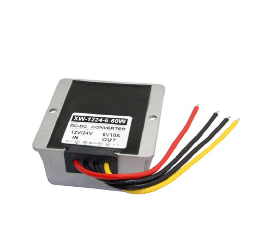 12V 24V to 6V 10A 60W Step-down DC DC Converter 12 Volt to 6 Volt Buck ...