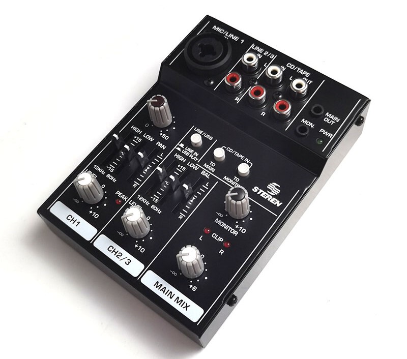 Steren USB Portable Mixer Perfect For Using In Computer Audio&Vidio USA ...