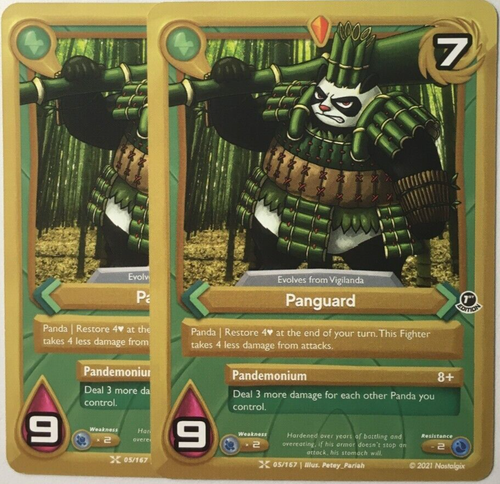 NOSTALGIX 2X 1ST. EDITION PANGUARD 05/167 RARE NEAR MINT | eBay