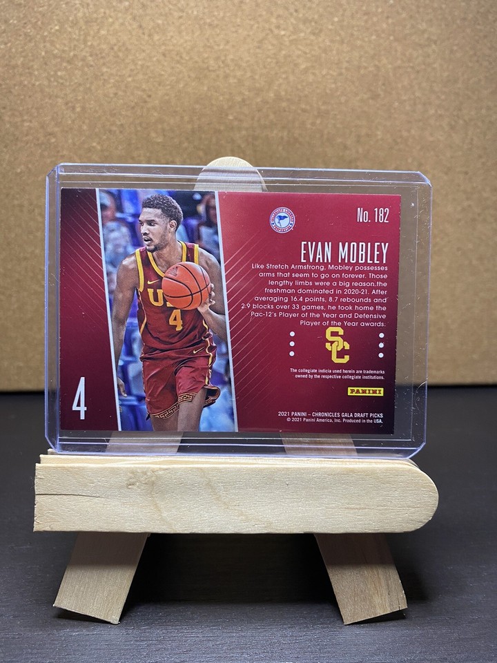 2021 Panini Chronicles Evan Mobley Gala Rookie Card No. 182 | eBay