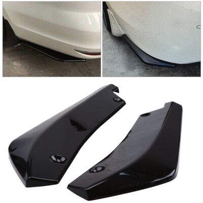 For Mercedes-Benz W205 W204 W203 Rear Bumper Lip Splitter Diffuser ...