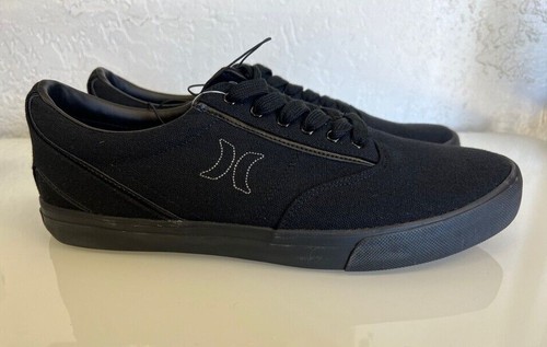 Hurley Arlo Lace Canvas Lace-up Shoes - Black - Choose Size | eBay