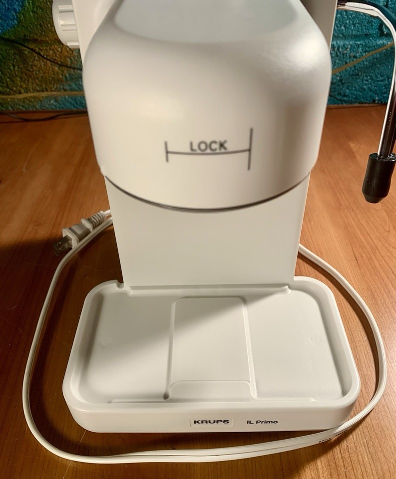 Krups Il Primo Cappuccino Espresso Maker Electric 4 Cup 972A White ...