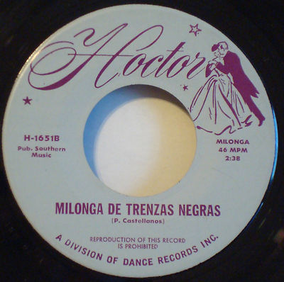 DANNY HOCTOR LATIN DANCE ORCH Milonga de Trenzas Negras SCARCE NM 1970 ...