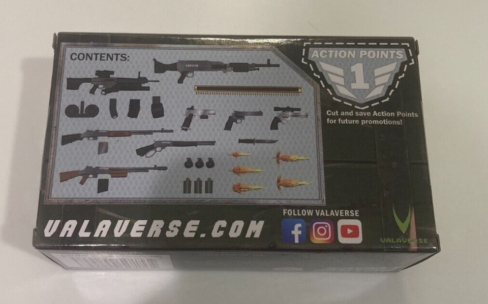 VALAVERSE ACTION FORCE WEAPONS PACK JULIET MISB | eBay