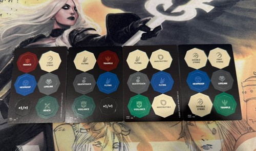 MTG Magic the Gathering Ikoria Ability Counters: 24 Counters/Tokens 4 ...