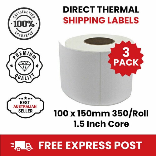 3 X Direct Thermal Labels 100x150mm Fastway, Austpost Eparcel Shipping ...