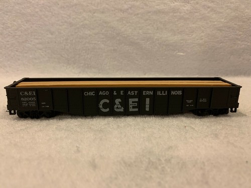 Athearn HO Scale Chicago & East Illinois 50' Gondola #82005 Lumber Load ...