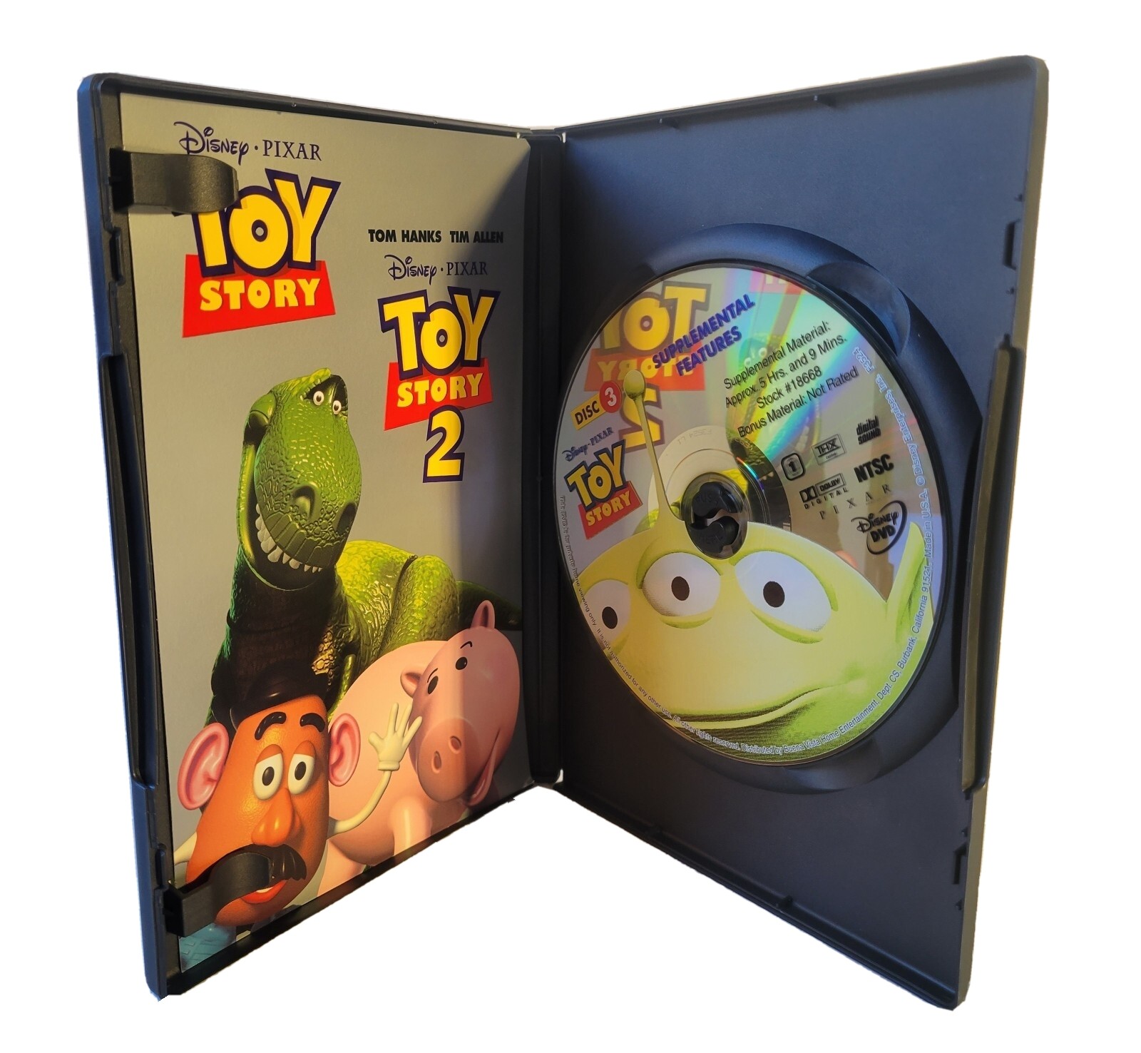 Toy Story/Toy Story 2-Disc 3 Supplemental Features DVD-Over 5 Hours ...