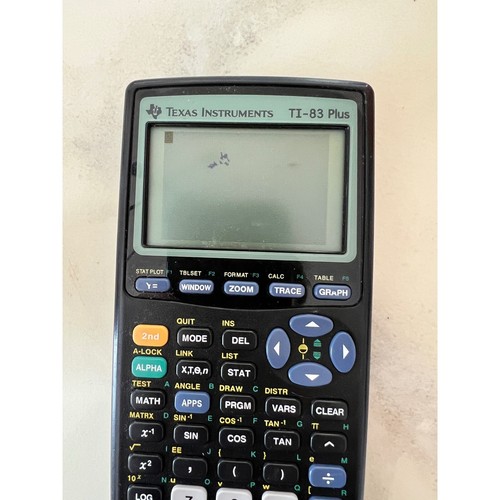 Texas Instruments TI-83 Plus Graphing Calculator Tested School Office ...
