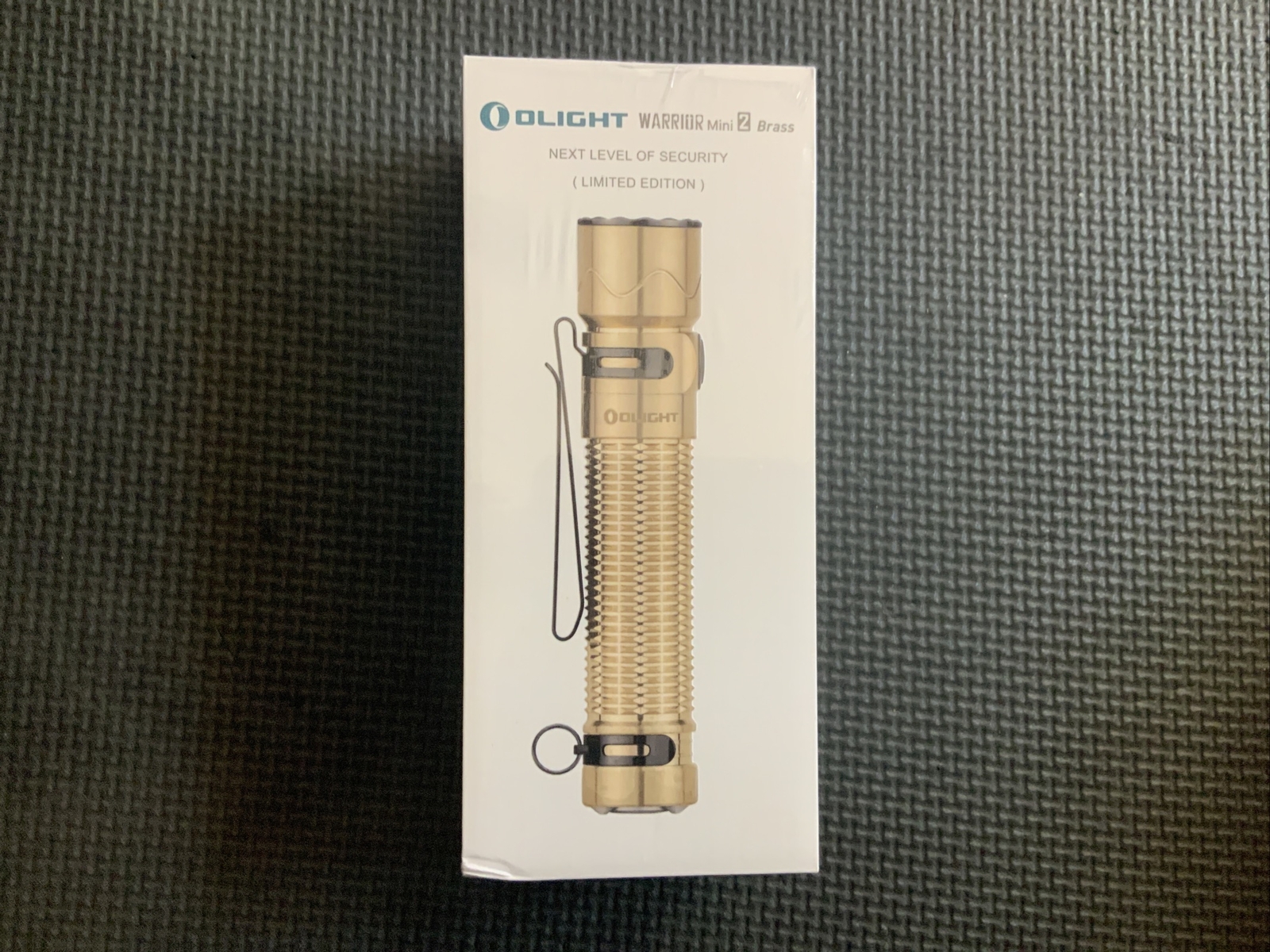 Olight Warrior Mini 2 Brass *Black Diamond* Rechargeable Flashlight ...