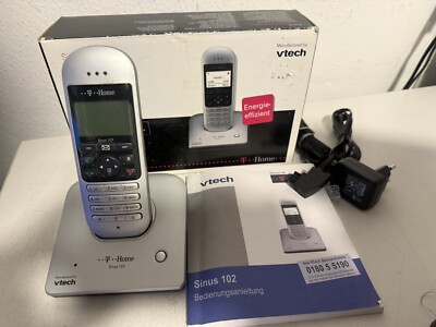 T - Sinus 102 Mobilteil +T Home Sinus 102 Basisstation +Anleitung + OVP | eBay UK