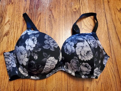 Torrid Curve Bra 42C Underwired Black Floral | eBay