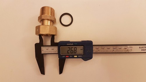 ECV METER ADAPTER BS746 3/4 TO 3/4" BSP | eBay