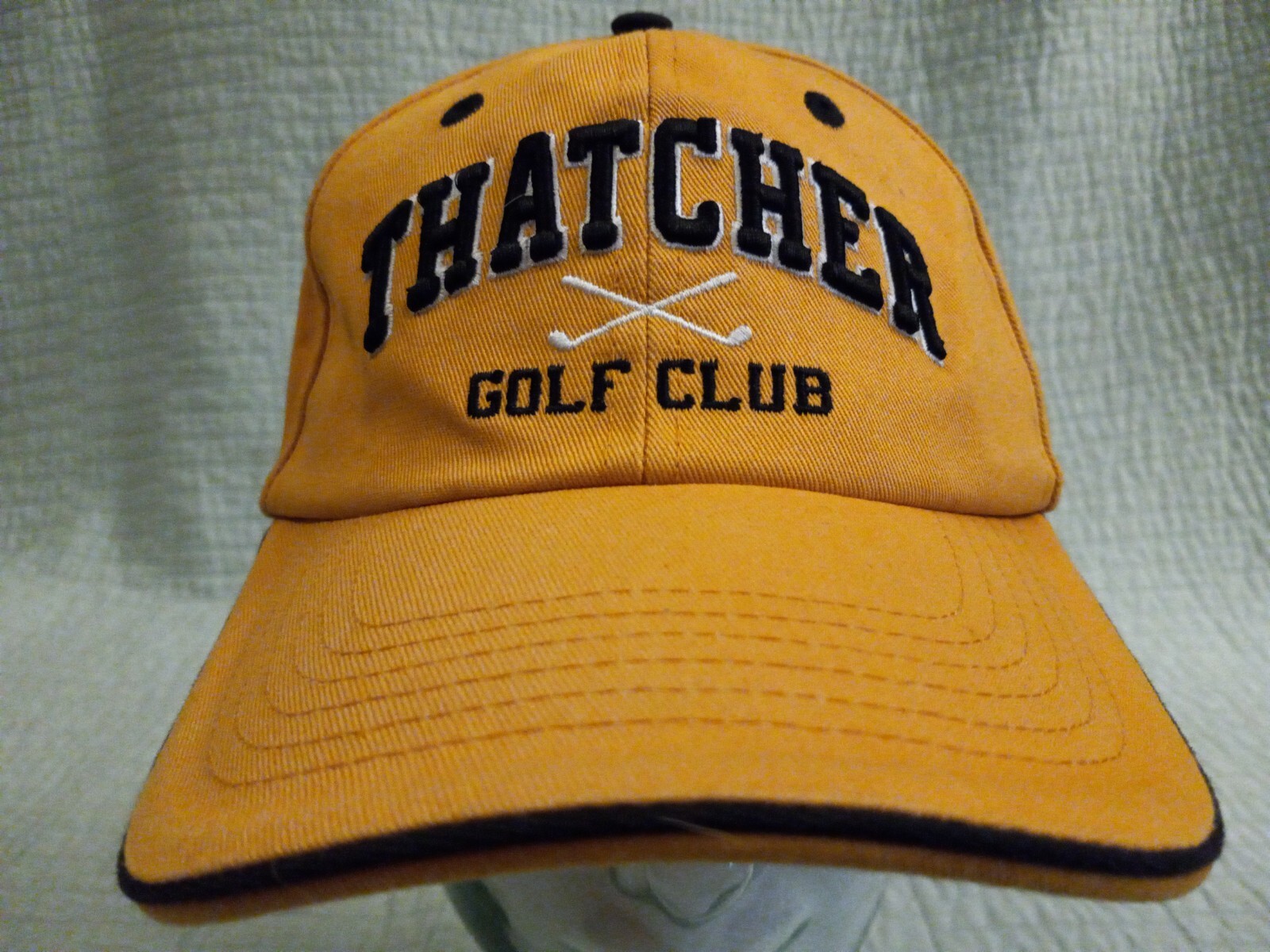 Men's Adj Strapback Gear For Sports Yellow Thatcher Golf Club Baseball ...