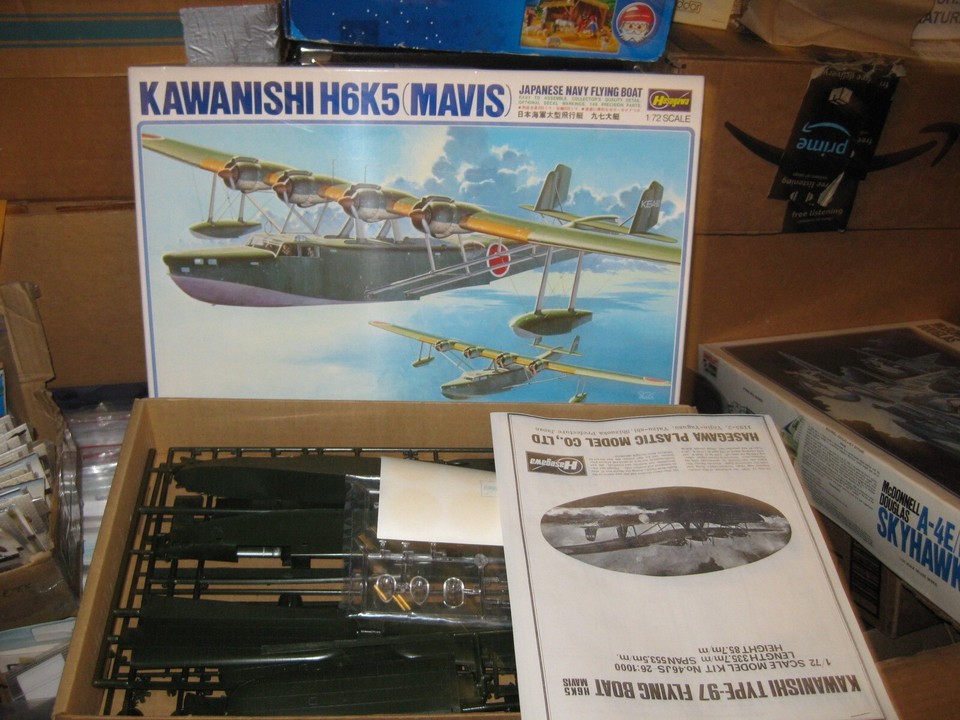 MIB parts sealed Kawanishi H6K5 Mavis Japanese Navy Flying Boat by ...