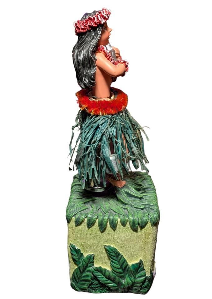 Vintage RARE 9" Hula Girl MOVING HIPS Clock Dancer motion Hawaii ...